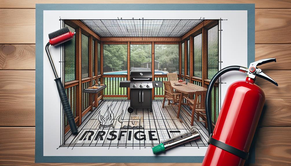 How To Safely Install A Grill In Your Screened Porch - Dream Outdoor Living